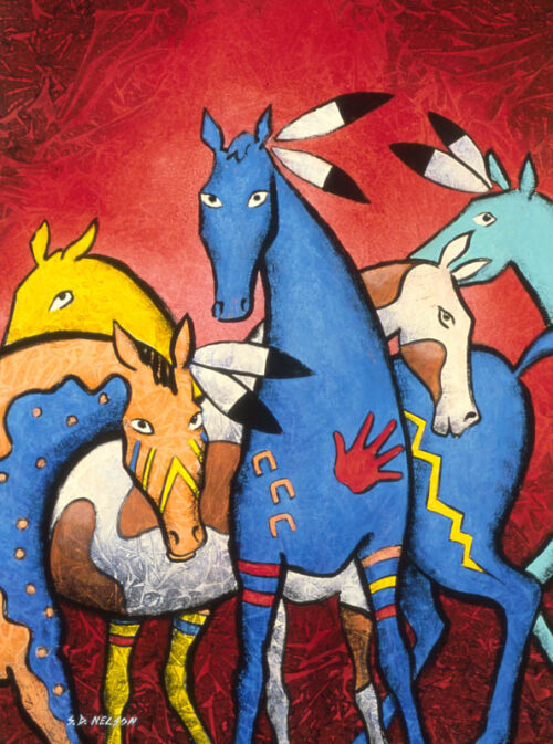 Lakota Horses - S.D. Nelson